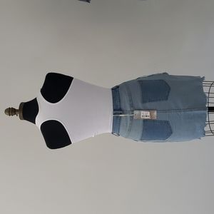 Skirts | Lizette Collection Denim Skirt Inside Out Pockets Sml | Poshmark